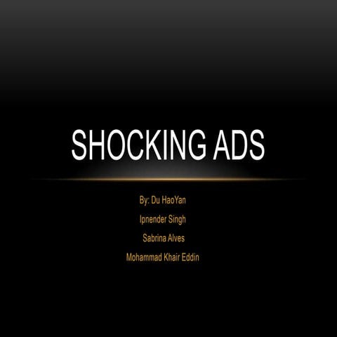 Shocking ads | PPTX