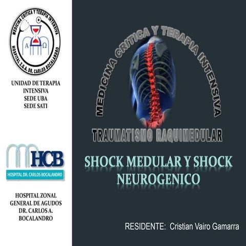 shock medular NEUROGENICO JOSE CRISTIAN VAIRO.pptx