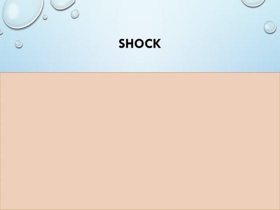 Shock | PPT