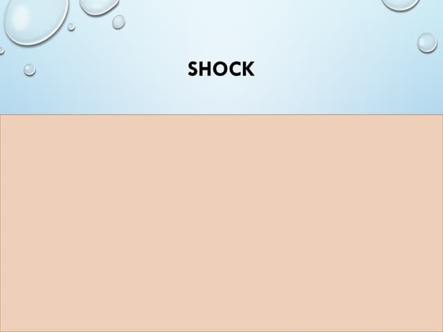 Shock | PPTX