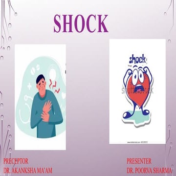 First aid for shock | PPTX
