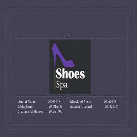 Shoes spa final | PPTX