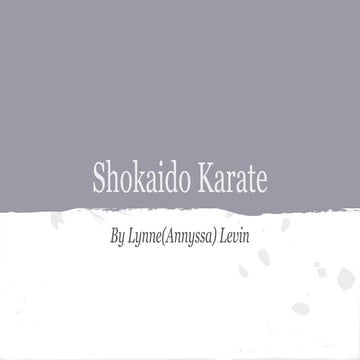 Shokaido karate planning ten | PPT