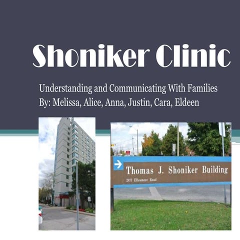 Shoniker Clinic | PPTX