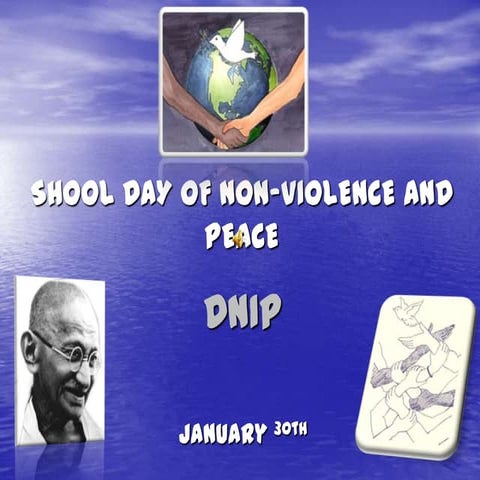 Shool day of non violence and peace | PPSX | Education