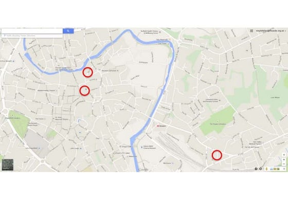 Shooting Map - Taverham | PPT
