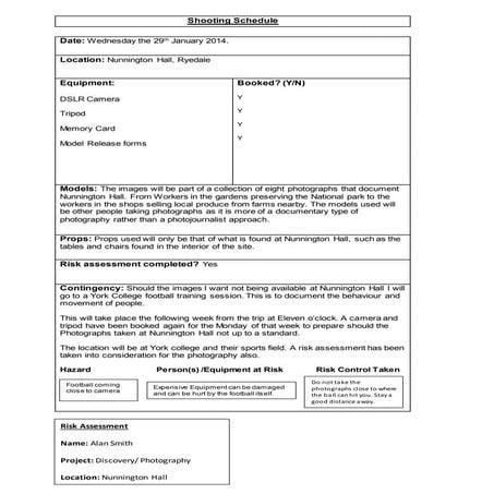 Risk assessment | DOCX