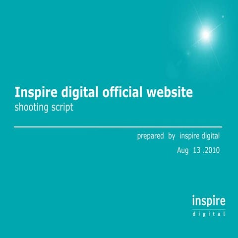 Shooting script | PPT