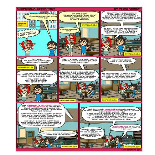 Shopaholix redemption- comic by swapzaar | PDF