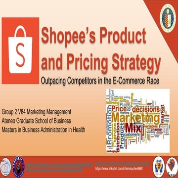 Shopee Product and Pricing | PPTX