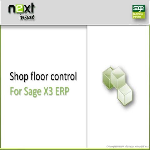 NextInside Shop floor control | PPTX