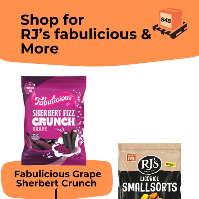 Your Source for RJ's Fabulicious & more at S4S confectionery ...