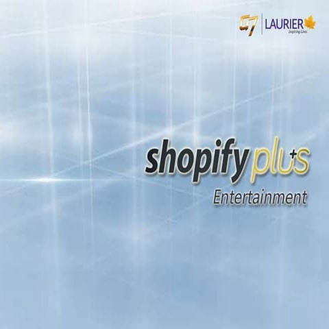 Shopify Case Study G7 Sheldon Mohammed Riki | PPSX