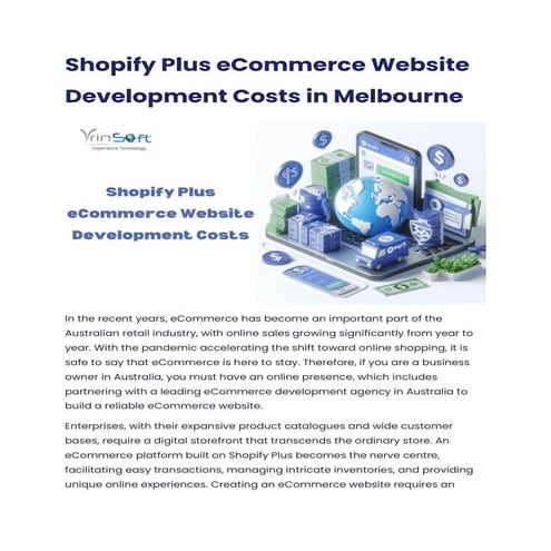 Shopify Plus eCommerce Website Development Costs in Melbourne | PDF