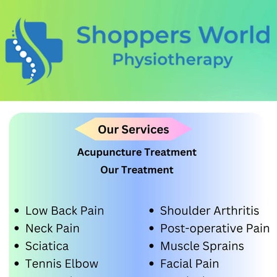 Shoppers World Physiotherapy presentations