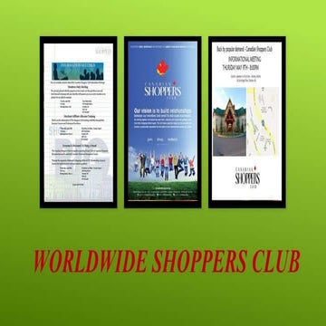Worldwide Shoppers Club | PPT