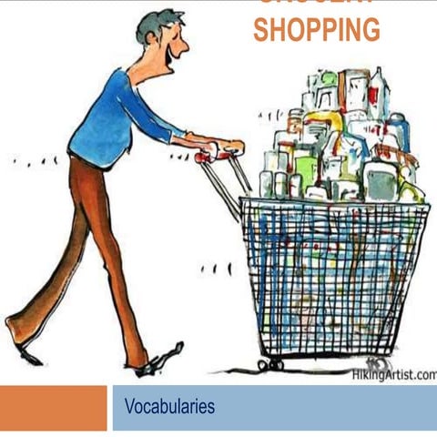 ESL - Grocery shopping - vocabularies | PPTX