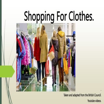 Shopping for clothes.pptx