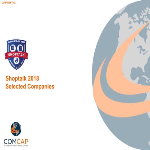 Shoptalk 2018: Company and Investor Profiles | PPT