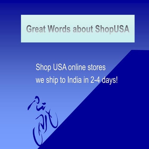Shop usa ppt | PPT