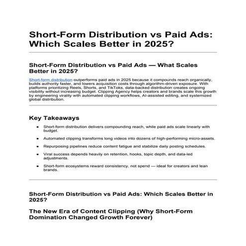 Short-Form Distribution vs Paid Ads_ Which Scales Better in 2025_.docx