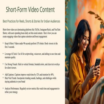 "Short-Form Video Content: Best Practices for Reels, Shorts & Stories ...