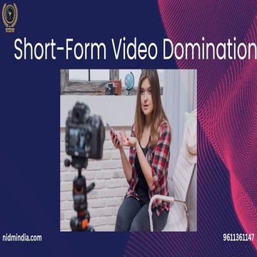 Edutainment with Short-Form Video | PPTX