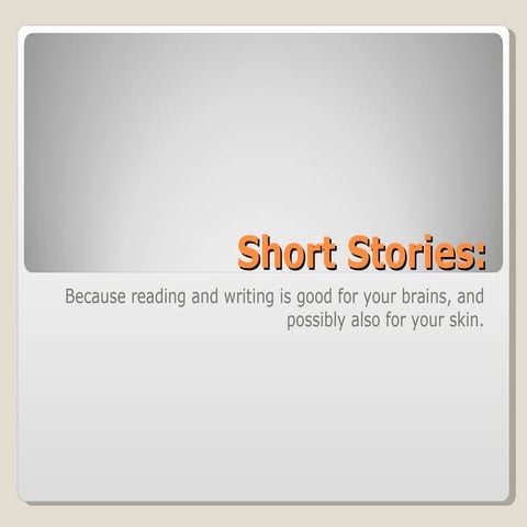 Short Stories - Megan | PPT