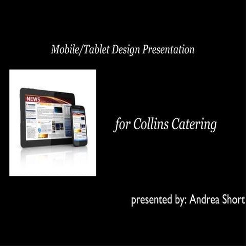 Short andrea mobile_presentation | PPT