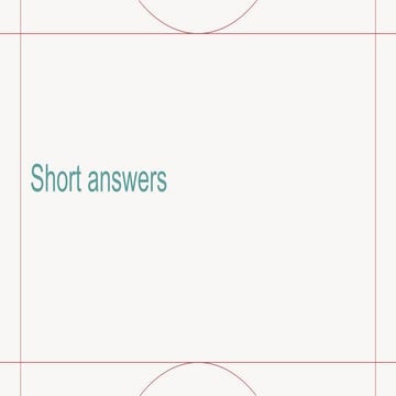 Short answers.pptxggyuu4refttyuuiyggjjgrr | PPT