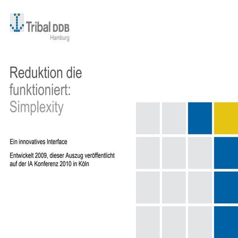 Simplified User Interface | PPTX | Technology & Computing