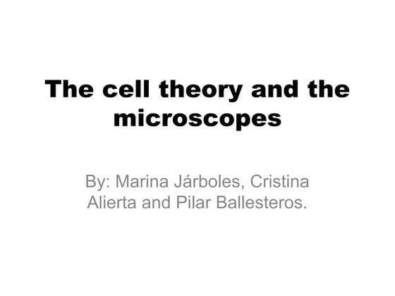 Cell Theory | PPTX | Biological Sciences | Science