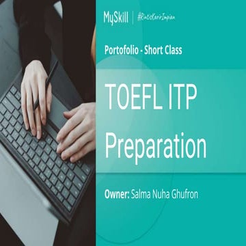 Short Class Portfolio - TOEFL ITP Preparation.pptx