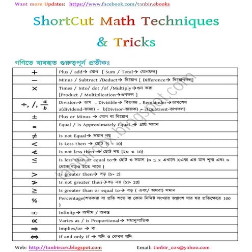 Short cut+arithmetic+techniques+ | PDF