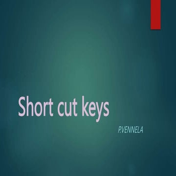 short cut keys short cut keys short cut keys short cut keys short cut ...
