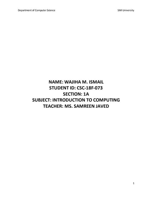 Full Presentation on Notepad | PPT