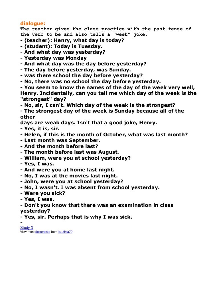 Short Dialogue IváN