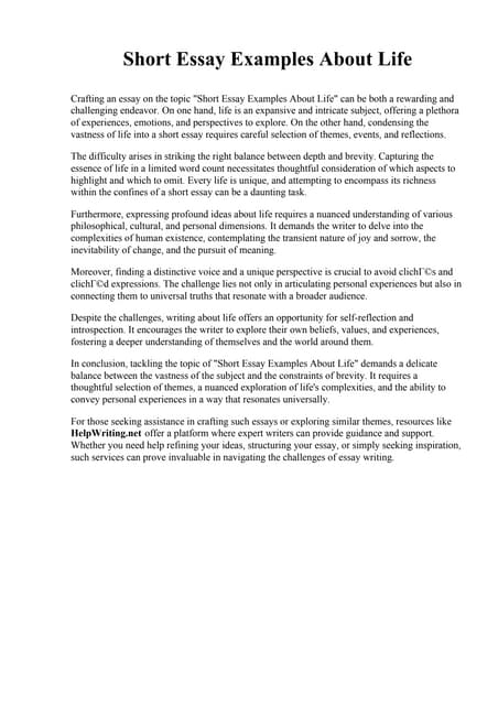 Living Life To The Fullest Essay.pdf