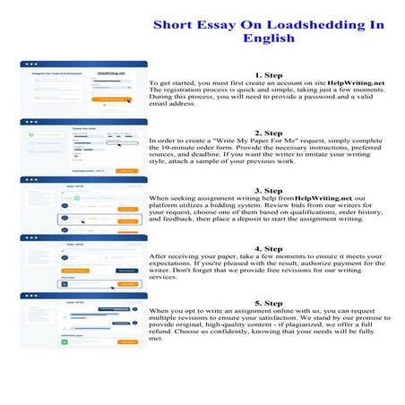 Short Essay On Loadshedding In English | PDF