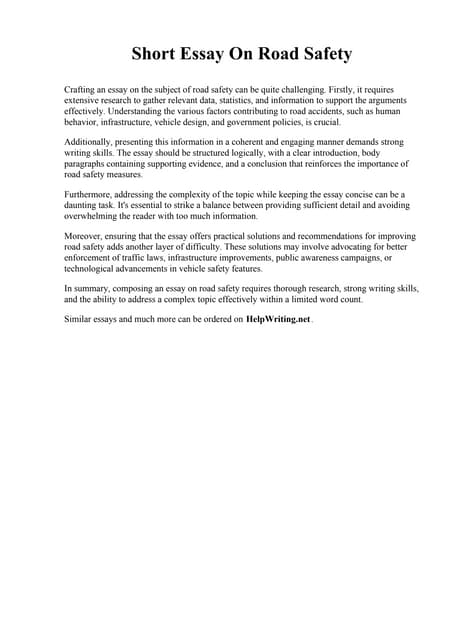 Essay On Traffic Jam.pdf