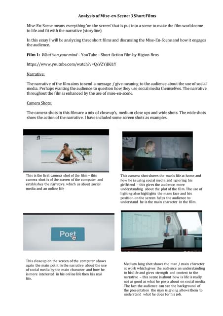 Short film poster analysis 2 | PPTX