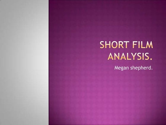 Personnel for short film | PPT