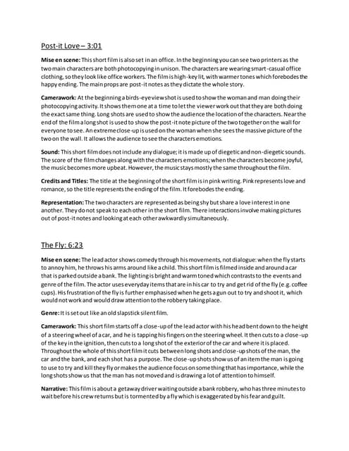 Opening Sequence Analysis | PDF
