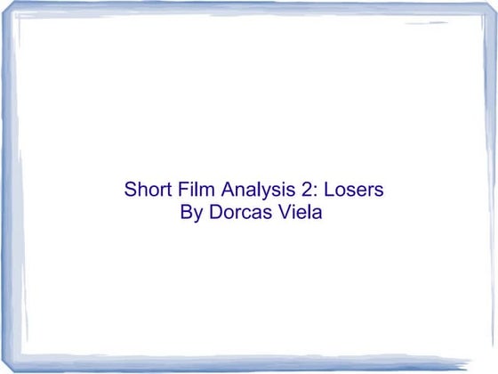 Short film analysis: The Black Hole | ODP