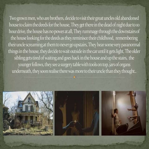 Short film pitch | PPT