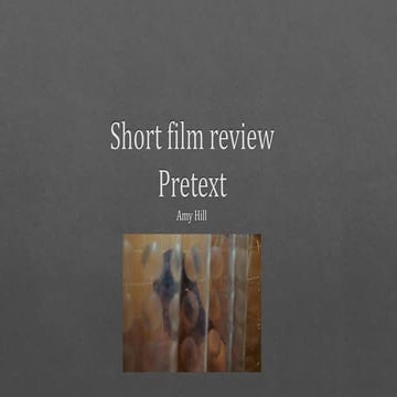 Short film case study | PPTX