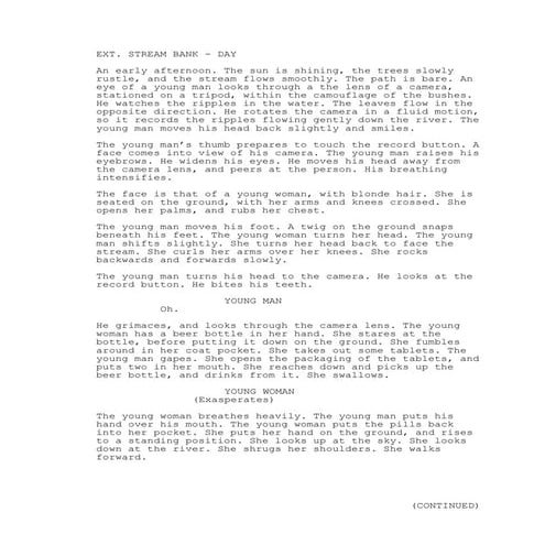 Short Film Script 3rd Draft | PDF