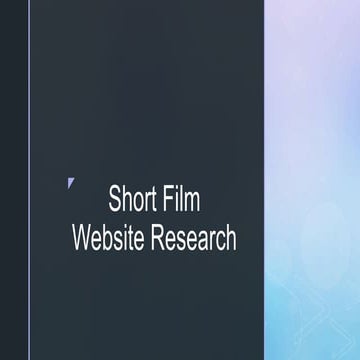 Codes and conventions media presentation | PPTX