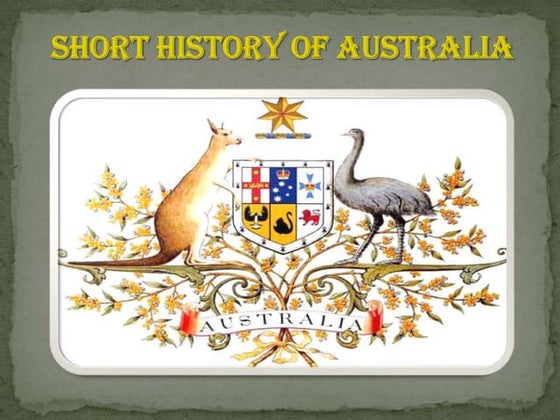 A Brief History Of Australia | DOCX
