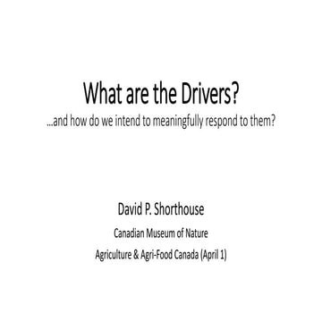 David Shorthouse presentations